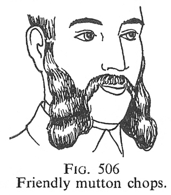 Friendly Mutton Chops Hipster